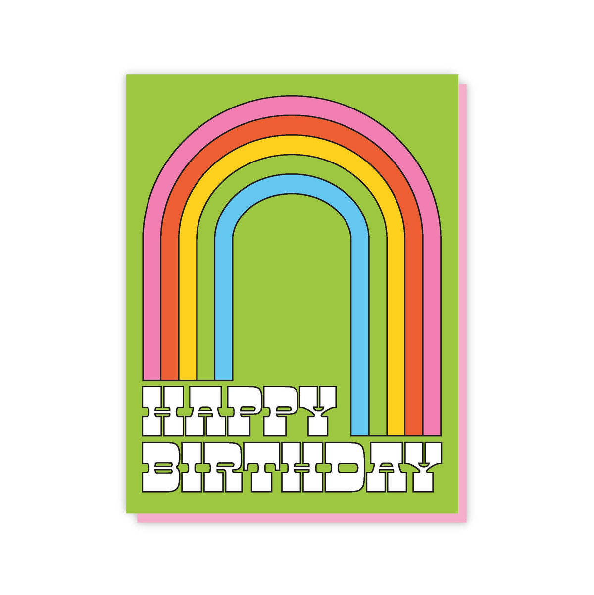 Happy Birthday Rainbow - A2 Card – Pulp & Circumstance