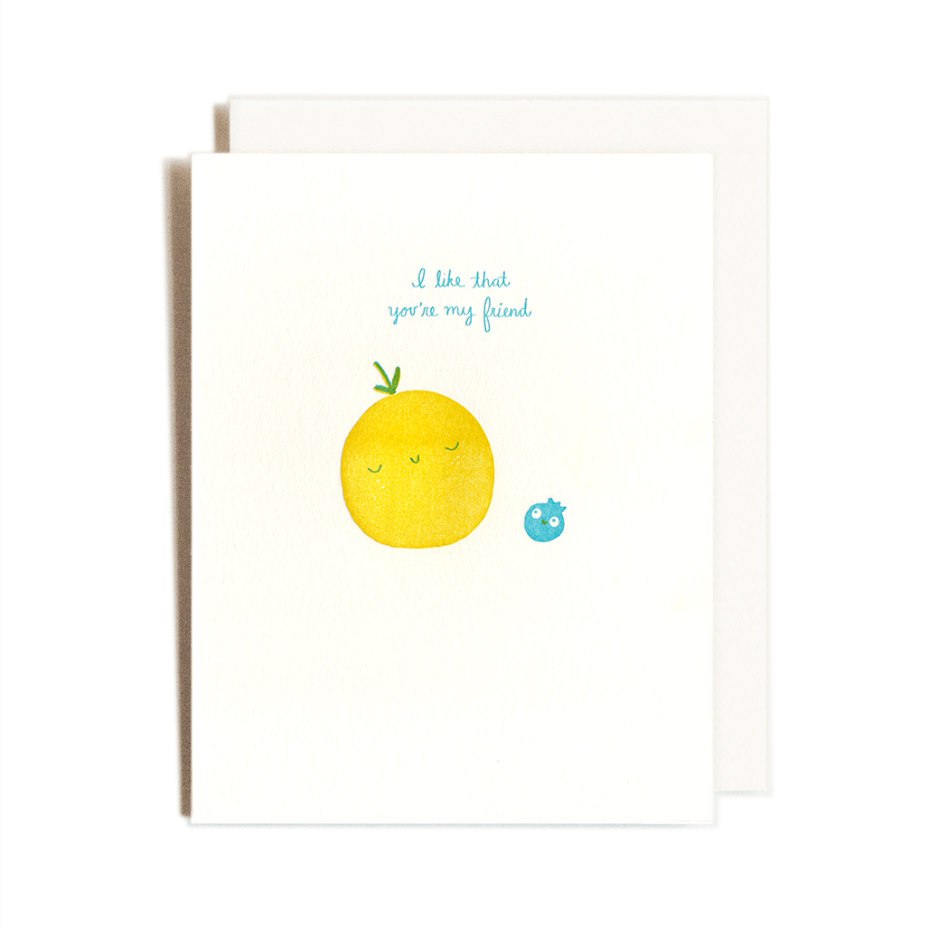Orange And Blueberry Card – Pulp & Circumstance
