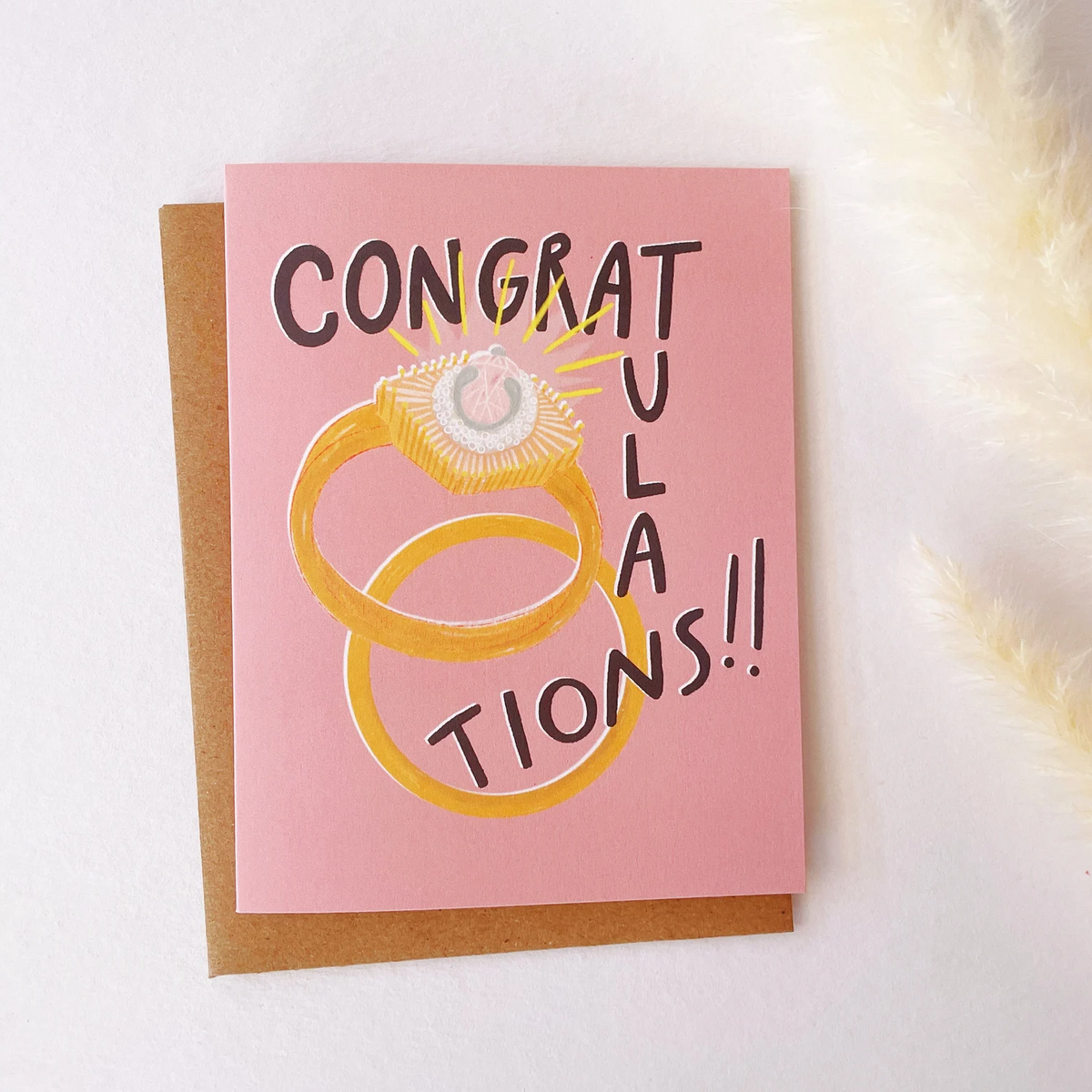 Congratulations Wedding Ring Card – Pulp & Circumstance