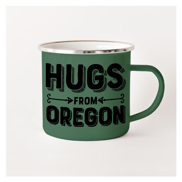 Hugs From Oregon Coffee Mug – Pulp & Circumstance