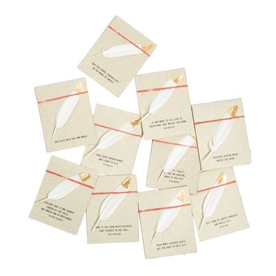 The Feather Milagro Card – Pulp & Circumstance